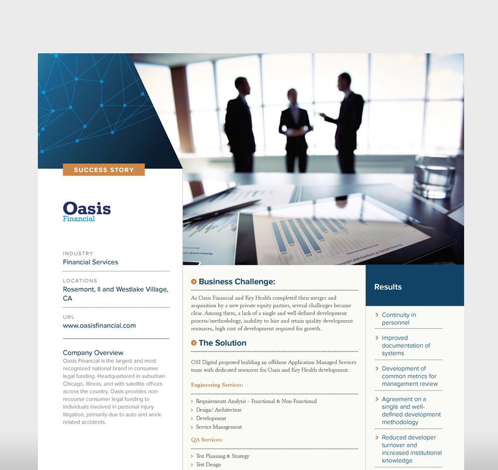 Success Story: Oasis Financial – OSI